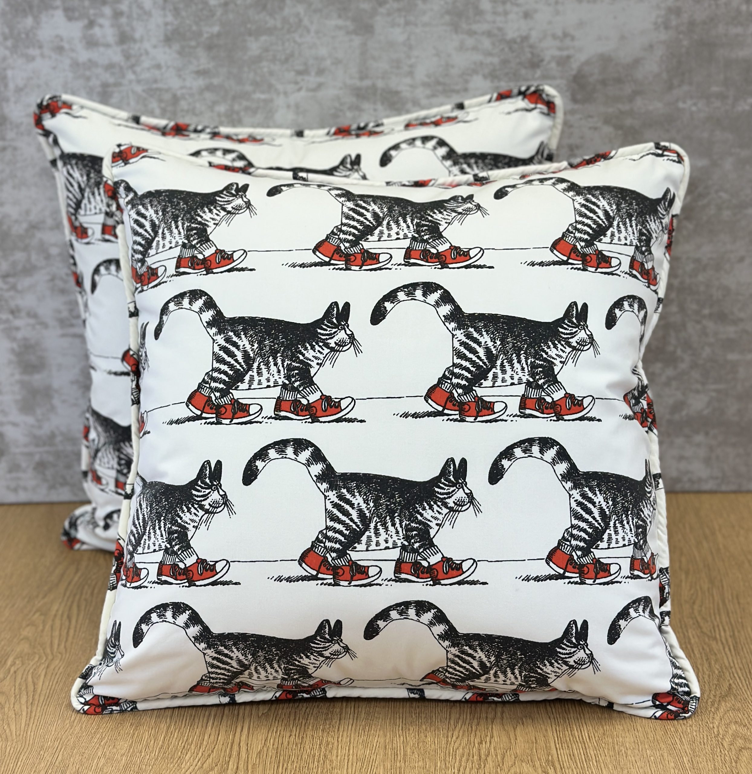 Melissa Loble Cat Pattern Pillows - Pillow Punk