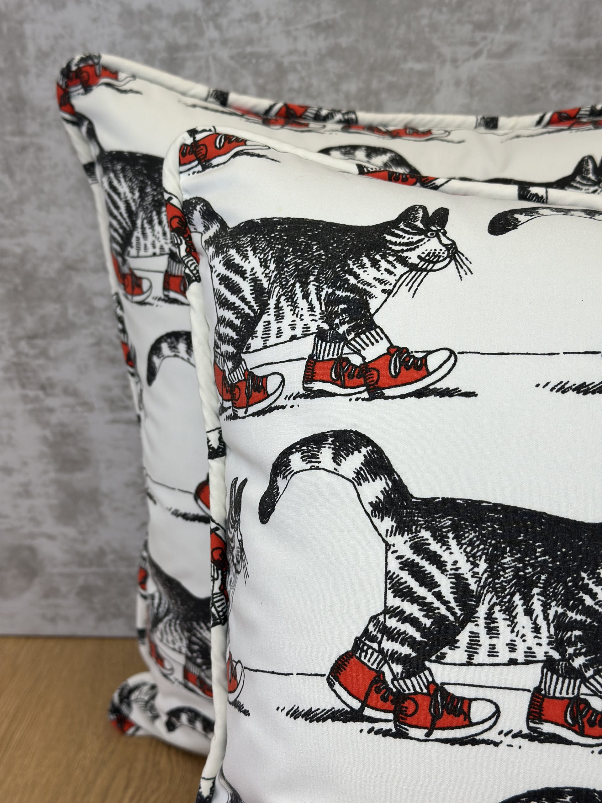 Melissa Loble Cat Pattern Pillows - Pillow Punk